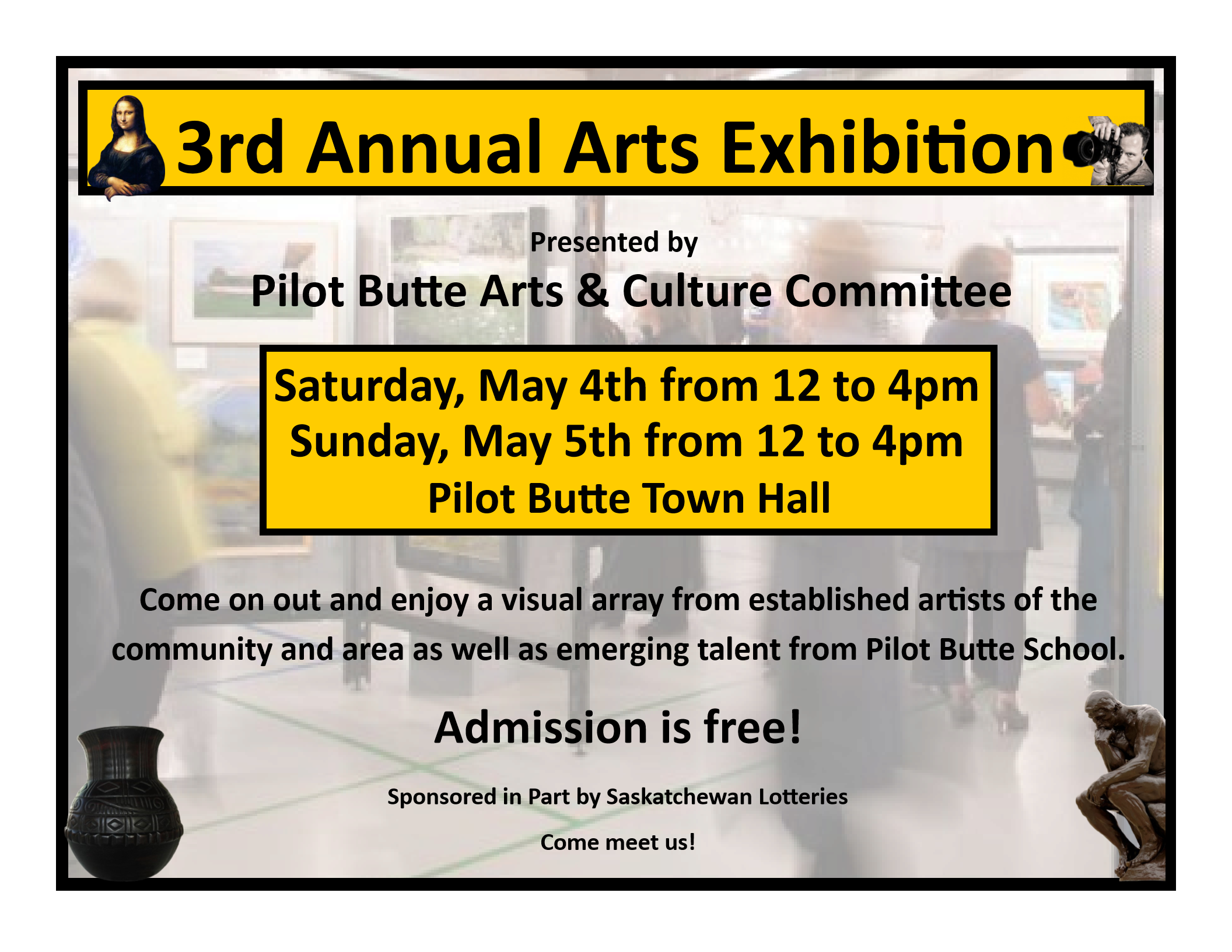 Pilot Butte Art Exhibition – The Mossy Shell